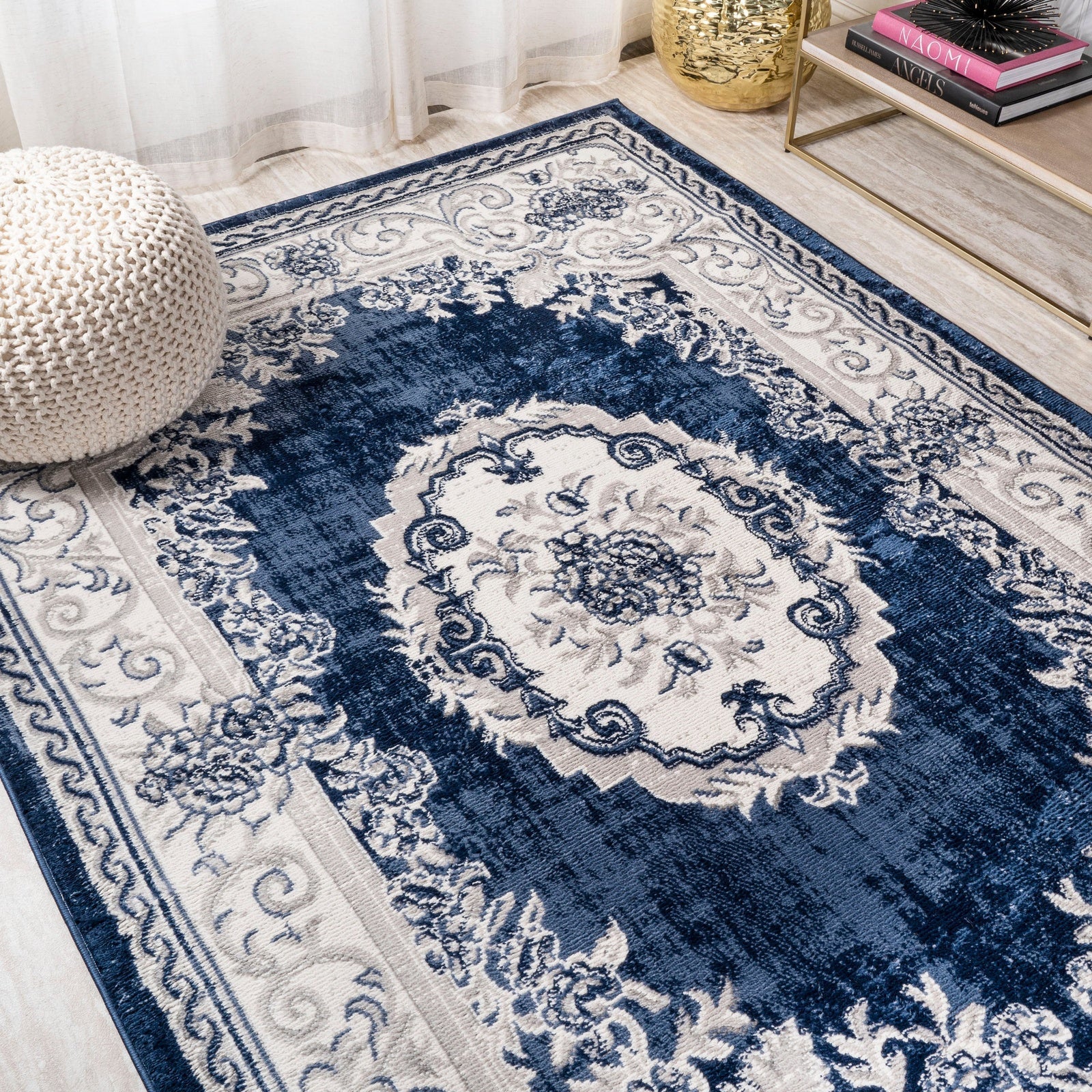 Rosalia Cottage Medallion Area Rug - Pier 1