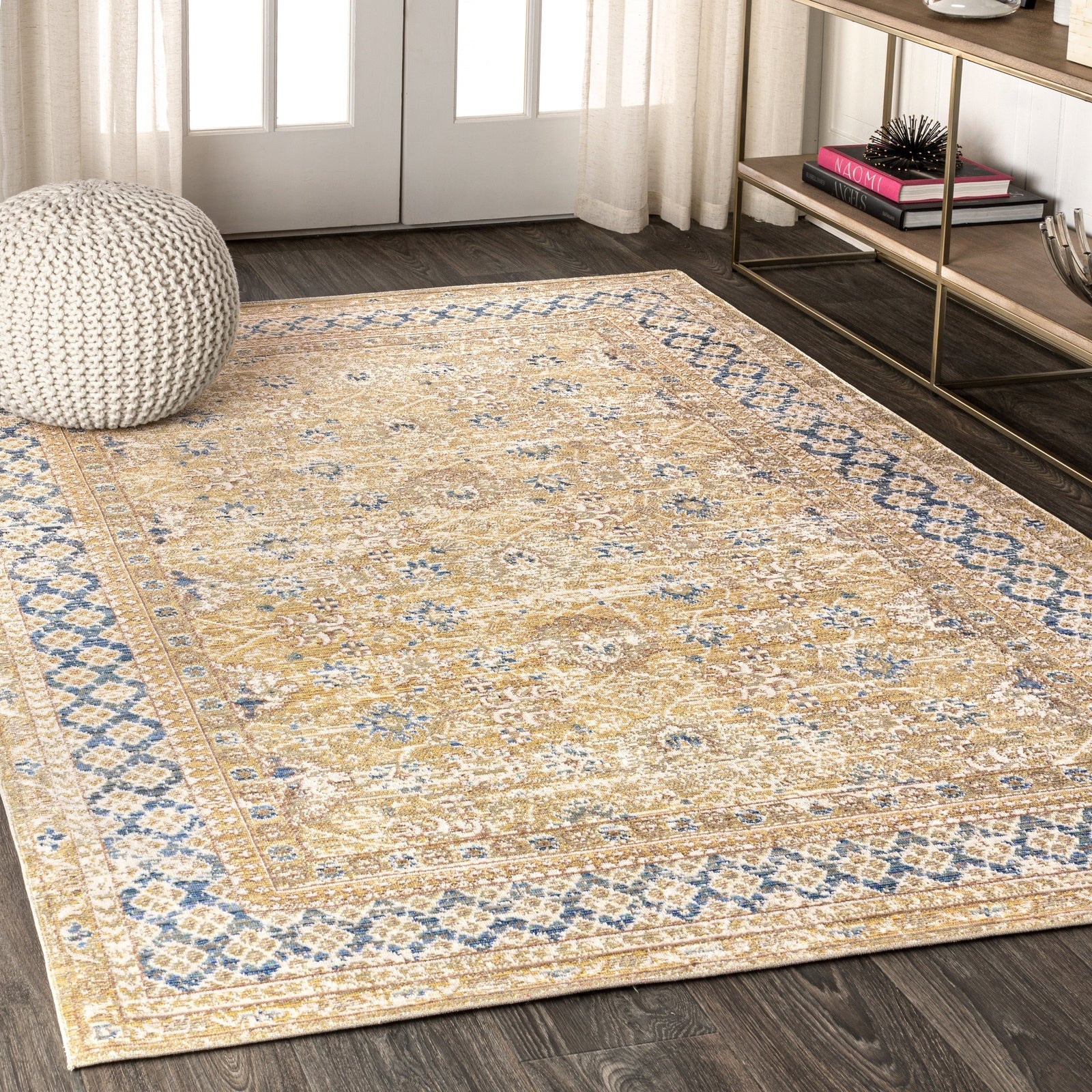 Stirling English Country Argyle Area Rug - Pier 1