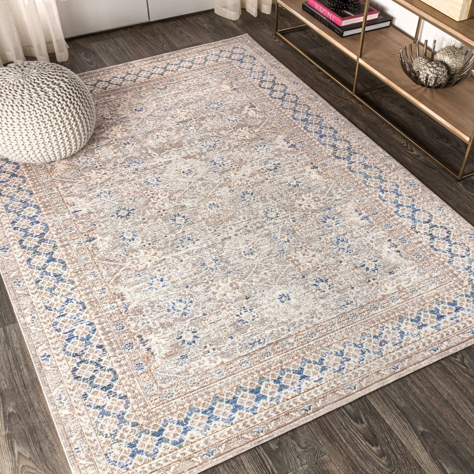 Stirling English Country Argyle Area Rug - Pier 1