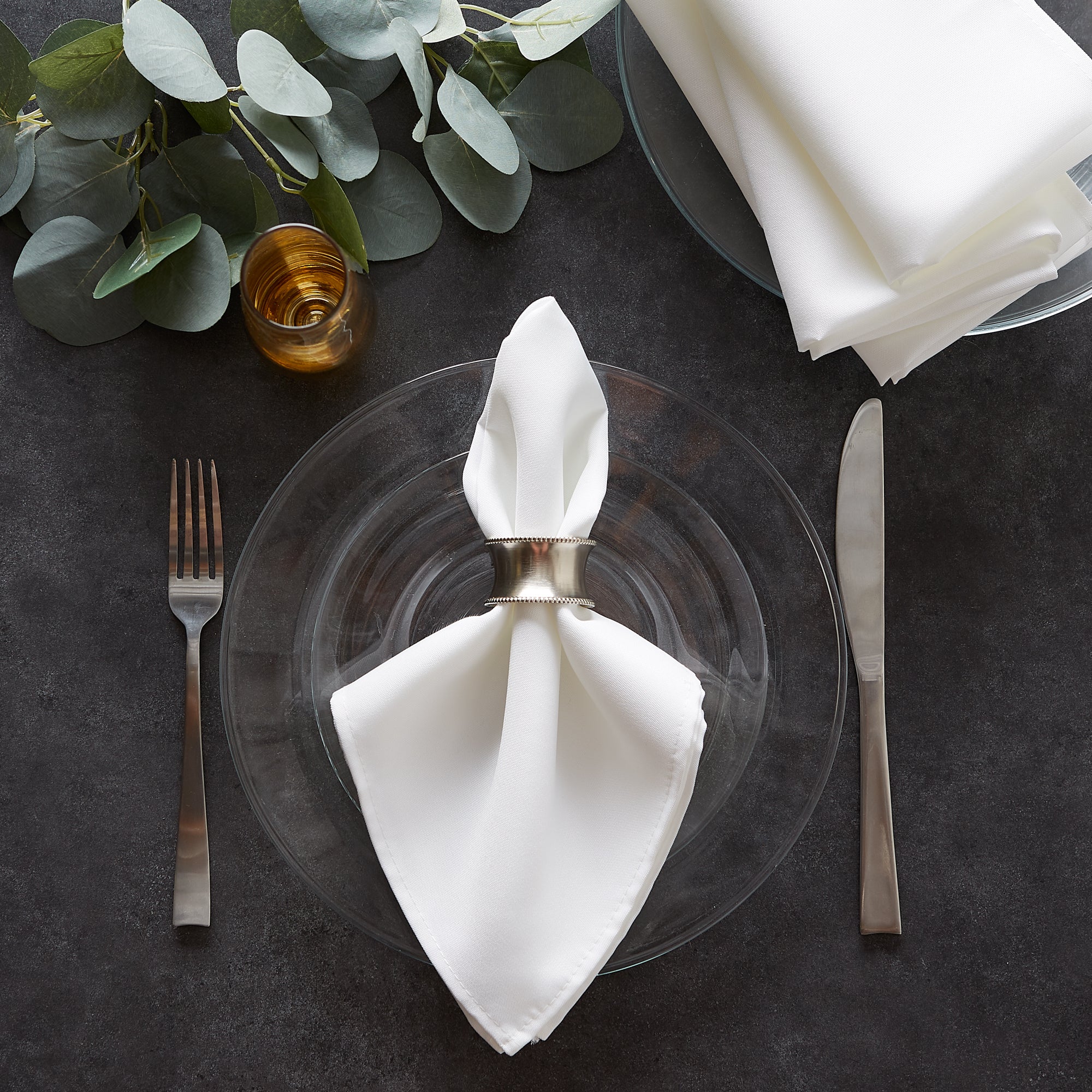 White Commercial Quality 18"x18" Napkins, Set of 6 - Pier 1
